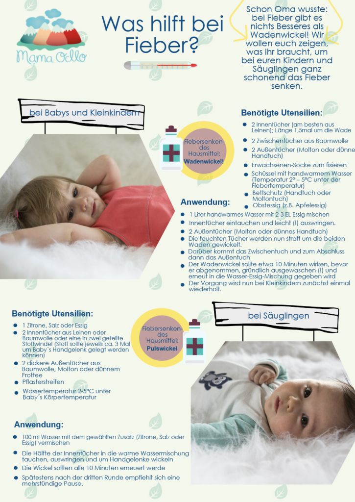 Fieber: Wadenwickel helfen | Mama Ocllo Blog